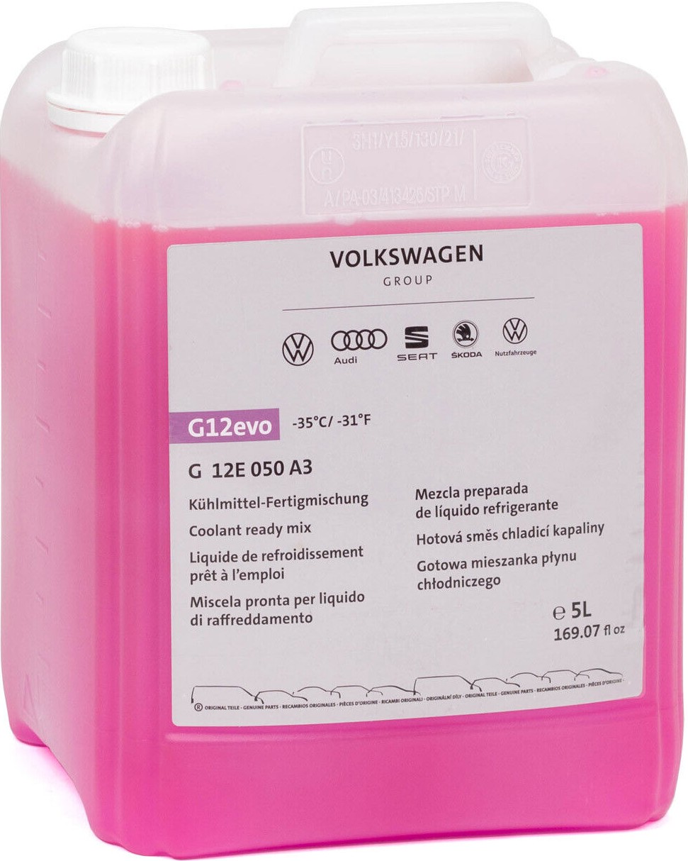 OE VAG G12E050A3 - Płyn chłodniczy OE VAG G12 EVO 5L | Motostacja 🚗 od ...